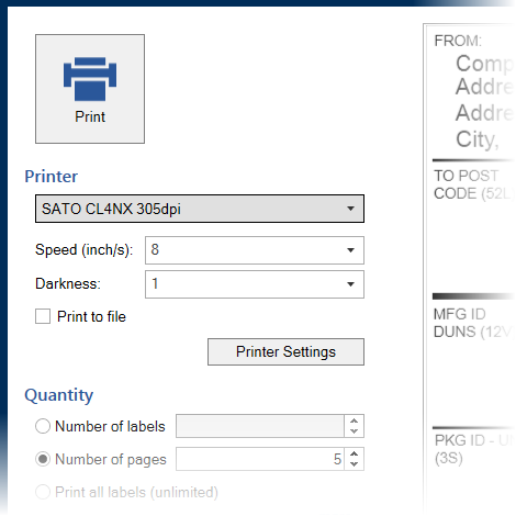 Software NiceLabel Designer Pro 2017 | Datascan